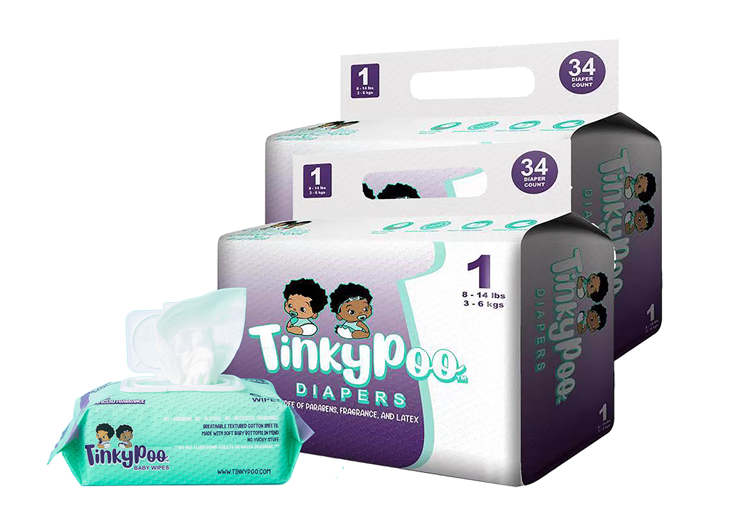 Timmy Bundle (2 diaper packs/1 wipe pack) – TinkyPoo